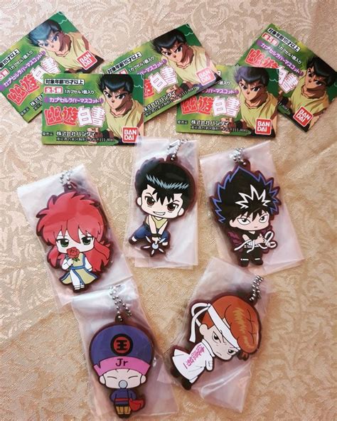 Yu Yu Hakusho Rubber Key Chains Geek Stuff Video Game Books Crafty