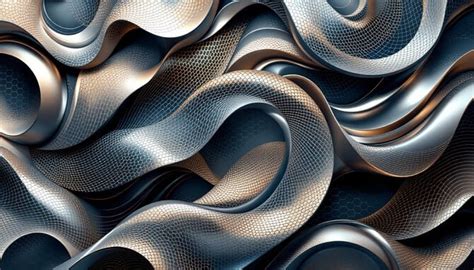 Free Metallic Wave Pattern Image Download At Stockcake