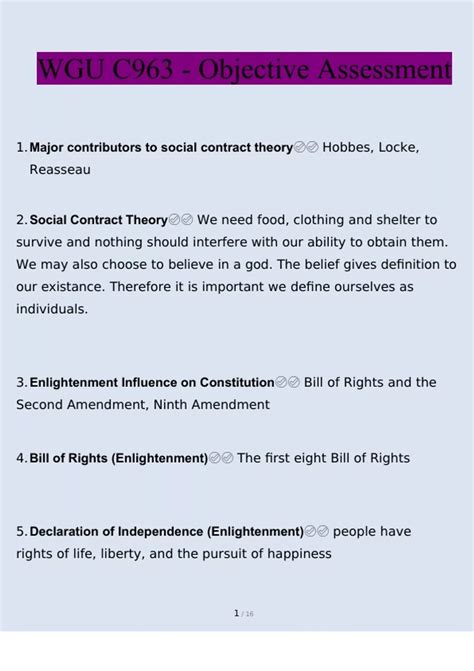 Wgu C Objective Assessment With Complete Solution Wgu C Stuvia Us