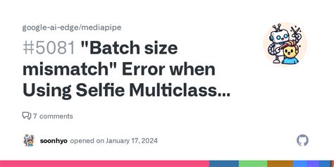 Batch Size Mismatch Error When Using Selfie Multiclass Model With Gpu Delegate · Issue 5081