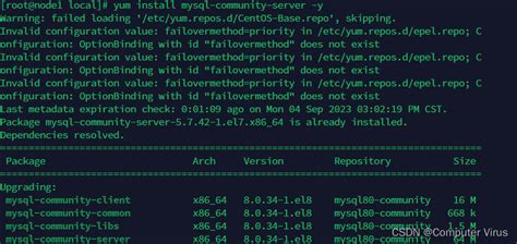 Linux和docker下mysql安装安装mysql 镜像 Csdn博客