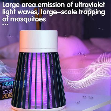 Nanos Violet Waves Bugs Repellent Lamp Electric Shock Function Bugs