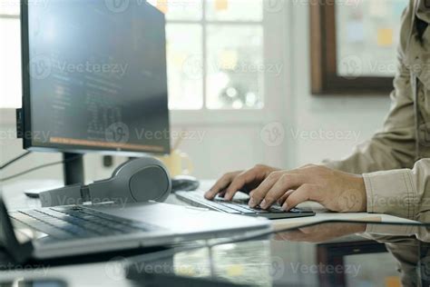 Programmierer Und Entwickler Teams Sind Codierung Und Entwicklung