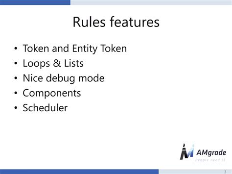 module rules overview use cases api ppt
