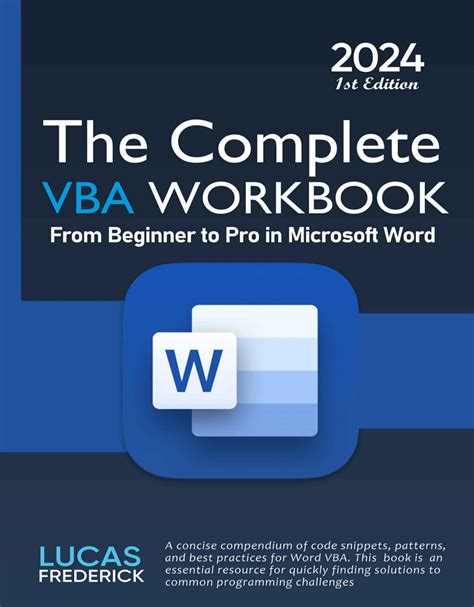 The Complete Vba Workbook From Beginner To Pro In Microsoft Word
