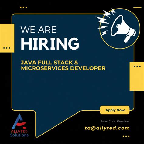 Allyted Solutions On Linkedin Java Fullstack Frontenddeveloper Backenddeveloper