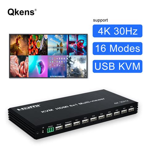K X HDMI KVM Multi Viewer Seamless Switch Channel Video