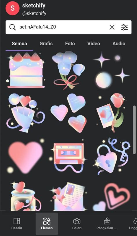 Canva Elements Keyword🔑 Seni Buku Desain Quilling Elemen Seni