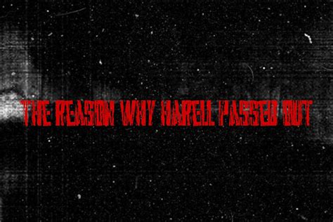 Why Harell Passed Out Tw Mention Of Murder And Death By Jojow Medium