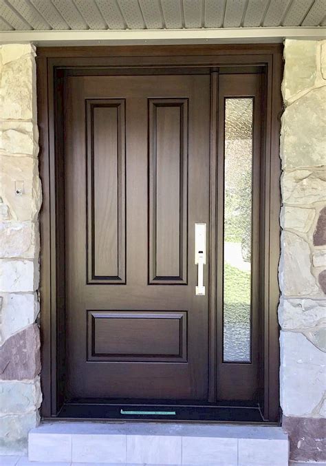 Side Light Entry Doors Custom Solid Wood Doors Amberwood Doors