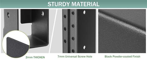 Yvhfwoy Concealed Joist Hanger 16pcs 2x6 Joist Bracket