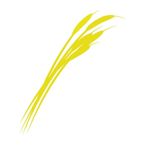 Wheat Branch Icon Flat Style 15661551 Vector Art At Vecteezy