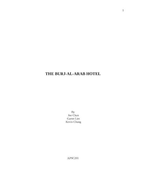 DOC Apsc 201 Burj Al Arab Final DOKUMEN TIPS