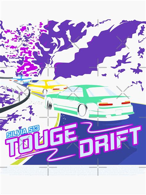 Touge Drift S13 Sticker For Sale By Jaypaburisat Redbubble