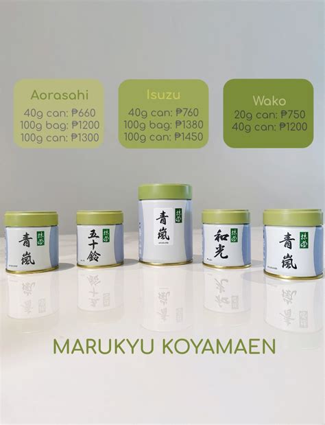 Sold Marukyu Koyamaen Uji Ceremonial Grade Matcha Aoarashi Isuzu