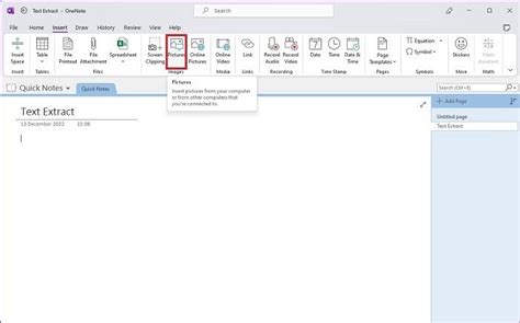 HowTo Extract Text From An Image Using Microsoft OneNote AIT