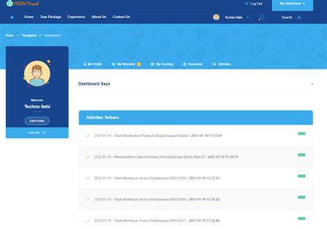 Website Travel Menggunakan Laravel System Lengkap Dengan Pengaturan