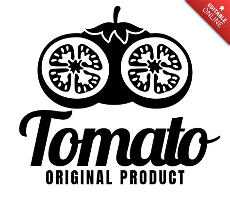 Original Tomato Logo Design Template Free Design Template