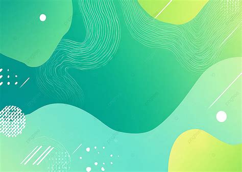 Green And Yellow Fluid Abstract Shapes Background Design With Organic ...