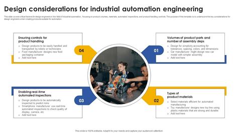 Design Considerations For Industrial Automation Engineering Ppt Presentation