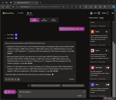 Microsoft Tests Third Party Plugins In Bing Chat Ai Again Peer Networks Uk