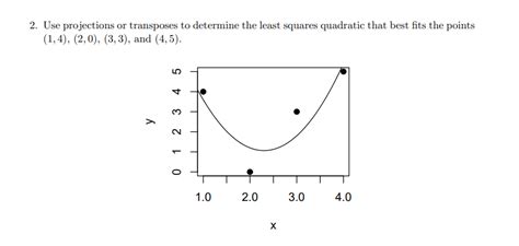 solved 2 use projections or transposes to determine the