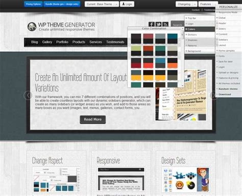 5 Online Wordpress Theme Generators