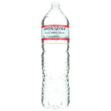 Crystal Geyser Alpine Spring Water Plastic 15 Liter 12x507 Oz