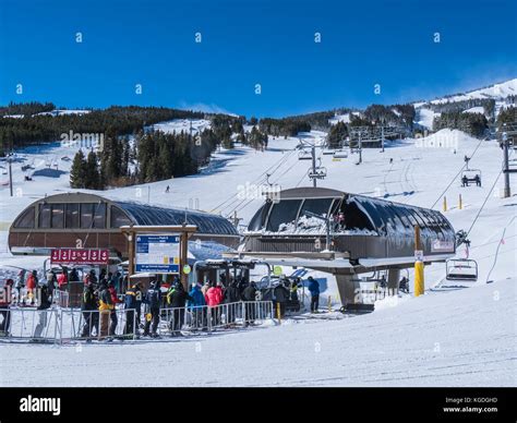 Chairlifts Peak 8 Base Winter Breckenridge Ski Resort Breckenridge