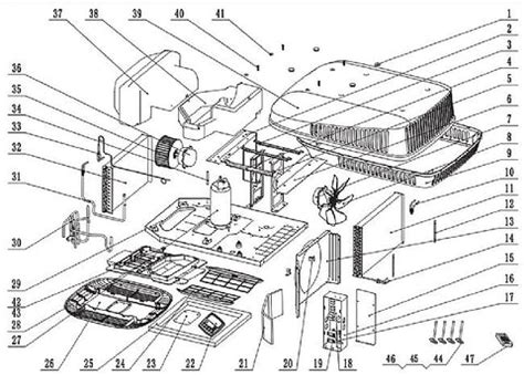 Houghton Ducted Air Conditioner Product Id T3500 Parts List Young