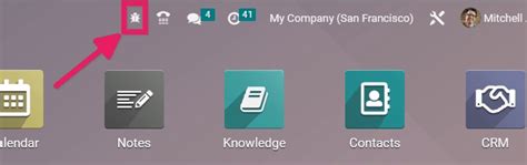 Developer Mode Debug Mode — Odoo 170 Documentation
