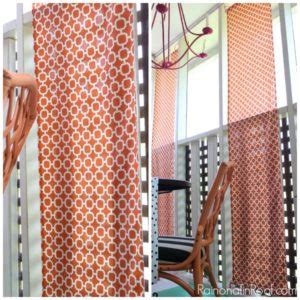 DIY Floating Curtain Panels