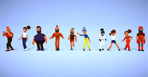 3d Stylized Characters Pack 5 3d 人形角色 Unity Asset Store