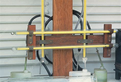 Thermometers In Stevenson Screen Stock Image E1800215 Science Photo Library