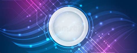 Wide Cyber Security Internet And Networking Concept Hi Tech Vector Illustration With Various