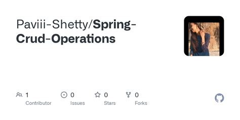 Github Paviii Shettyspring Crud Operations