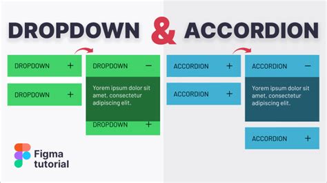 Dropdown E Accordion Con Figma Webdesignerd