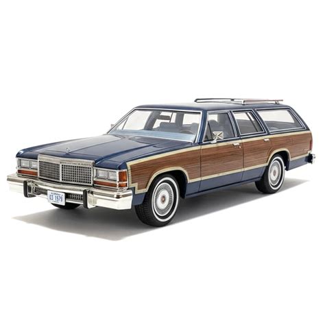 Greenlight 118 Ford Country Squire Wagon 1979 Vert Moulé Sous Pression Stk Model Car
