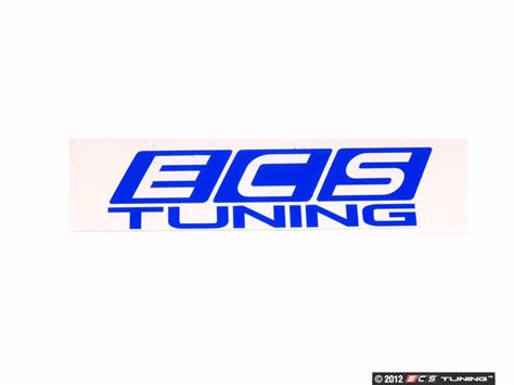 Ecs Ecs2x4wsblu Blue Ecs Tuning Window Sticker Priced Each
