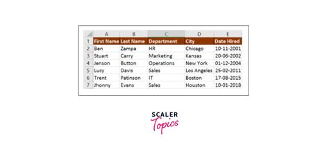 Basic Excel Formulas Scaler Topics