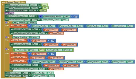 Code Block For Input And Output Of Tax Calculation Module Download