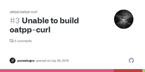 Unable To Build Oatpp Curl Issue Oatpp Oatpp Curl GitHub