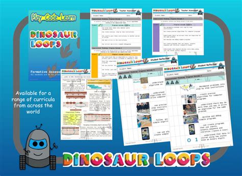 play code learn dinosaur loops byteed