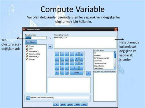 Ppt Data Ve Transform MenÜlerİ Powerpoint Presentation Free Download Id3785170