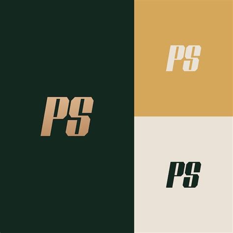 Premium Vector Ps Logo Design Vector Image