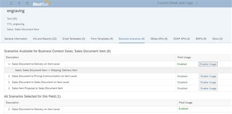 SAP ABAP Central SAP S HANA Cloud Extensibility Engraving Sample Scenario Technical Setup