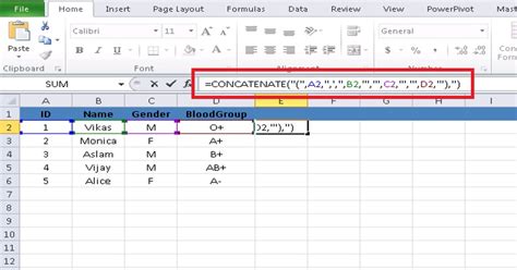 Quotes In Excel Formula QuotesGram