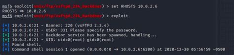 Metasploitable Ftp Attack Penetration Test Hacker