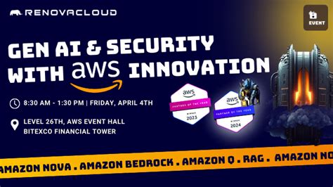 Aws Innovating With Genai And Security Unleashing Possibilities Renovacloud