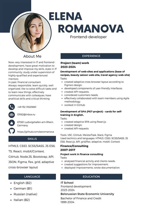 Elena Romanova On Linkedin Opentowork Jobsearch Frontenddevelopment